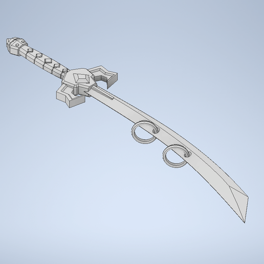 🗡️ League of Legends - Master Yi Sword・ STL File for 3D printing・Cults