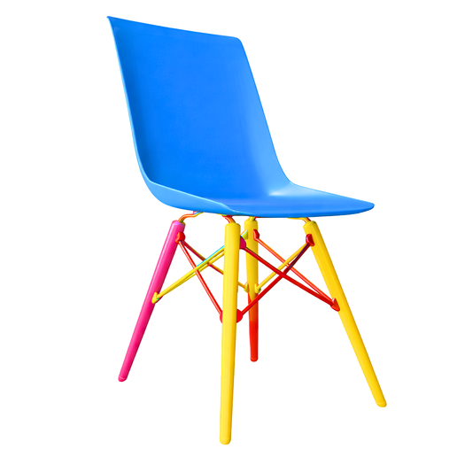 🎨 Modern Colorful Dining Chair・ STL File for 3D printing・Cults