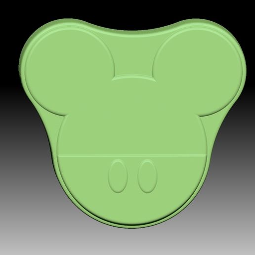 STL file MICKEY MOUSE SILHOUETTE SOLID SHAMPOO AND MOLD FOR SOAP PUMP 🐁 ...