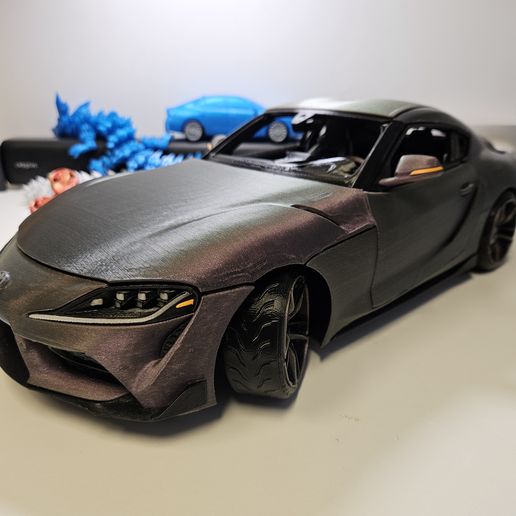 🚗 Toyota GR Supra Scale model Full KIT・3D Print with the Ender 3 V3 KE ...