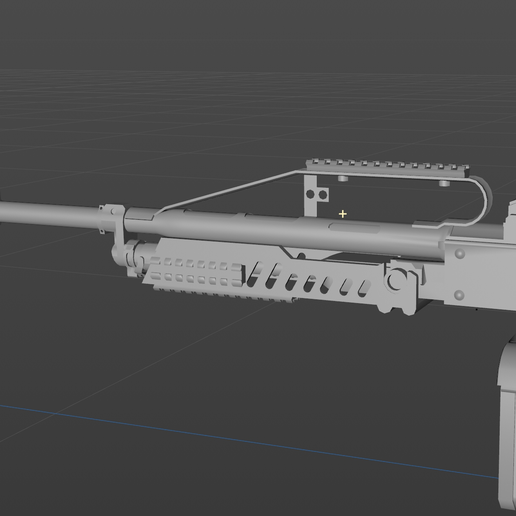 OBJ file Russian PKP (6P41) machine gun 3D model material-1 🔫 ・3D print ...