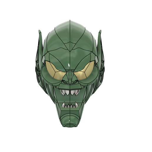 👺 Green Goblin mask・ STL File for 3D printing・Cults