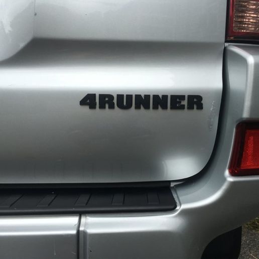 🚗 Toyota 4Runner 4th Generation (2003-2009) Rear & Side Emblem Set ...