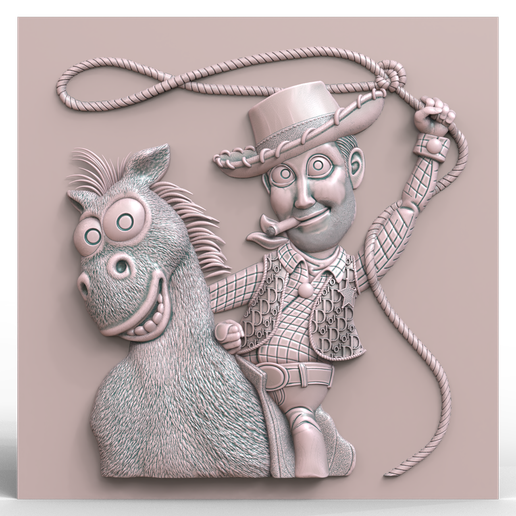 📁 3D Model STL File for CNC Router Laser & 3D Printer Toy story・Fichier ...