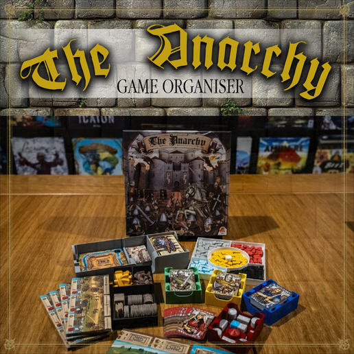 ♟ The Anarchy - Boardgame organiser・ 3D File for 3D printing・Cults