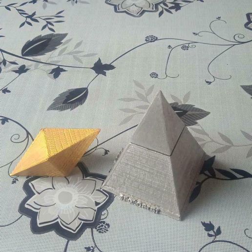 Free STL file triple pyramid 🏠 ・Template to download and 3D print・Cults