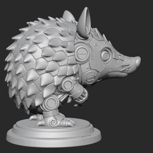 🗿 Mechanical pangolin・ STL File for 3D printing・Cults