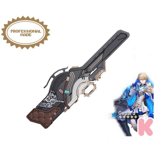 ⭐ Honkai: Star Rail - Gepard Guitar Case - Digital 3D Model Files ...