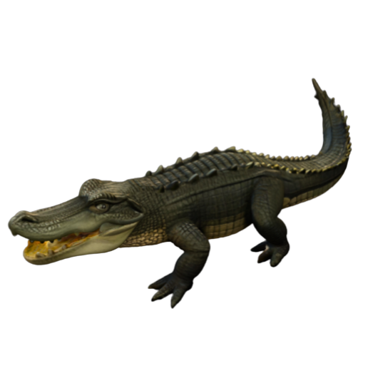 STL file Detailed Crocodile 🐊 ・3D printing template to download・Cults