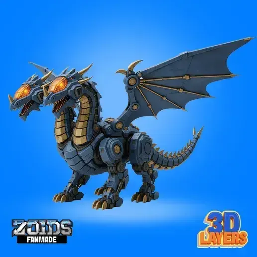 🤖 Zoids Mecha Animals 60 models Pack・ STL File for 3D printing・Cults