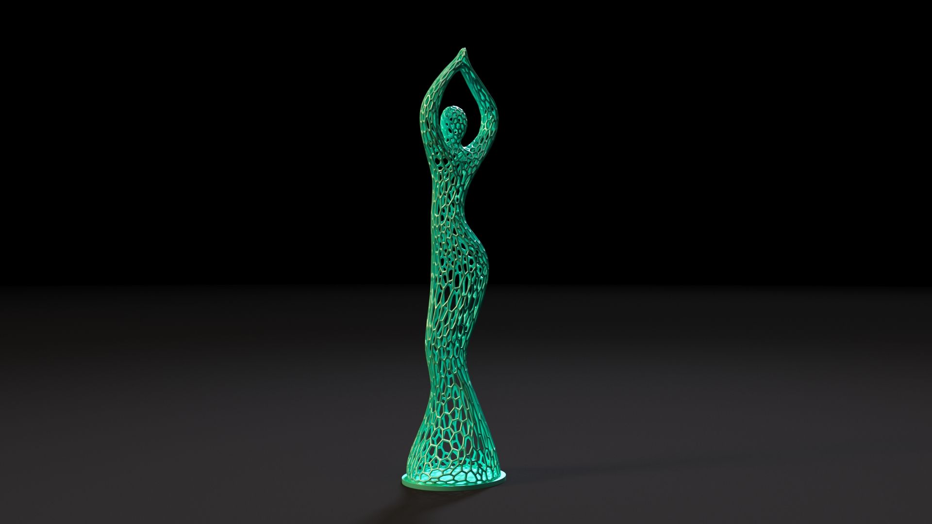 Archivo 3D Estatuilla de una mujer que baila 2・Diseño para descargar y imprimir en 3D・Cults