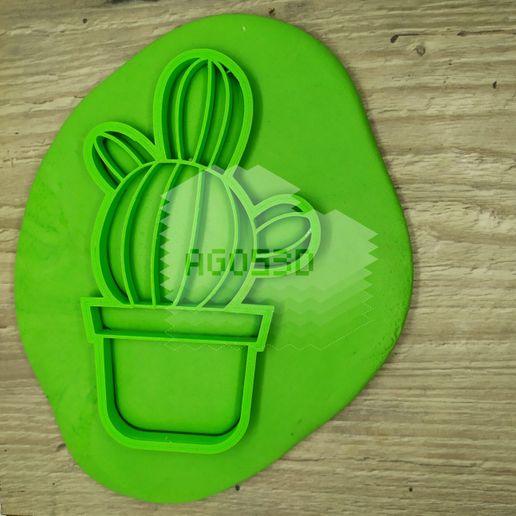 Stl File Pack 12 Cactus Cookie Cutter Mexican Party Desert Summer
