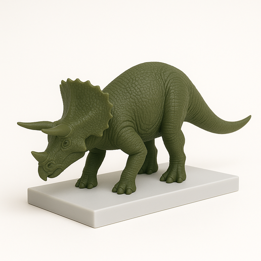 🦖 Triceratops Dinosaur・Free STL File for 3D printing・Cults