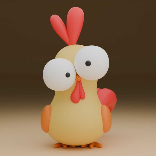 🐔 Chicken・ STL File for 3D printing・Cults