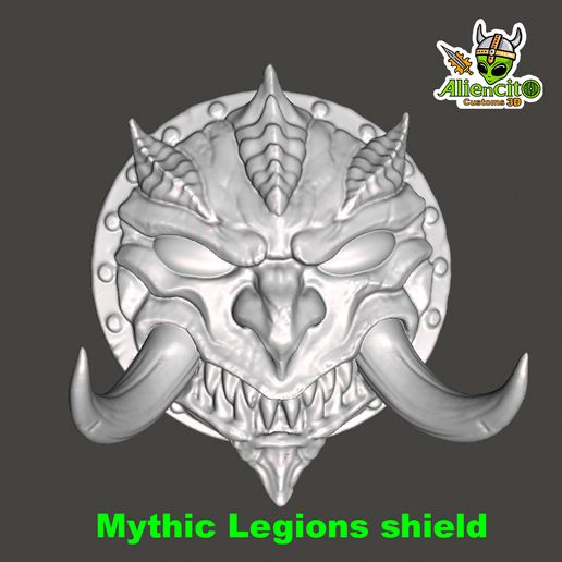 🛡️ MYTHIC LEGIONS SHIELD・ 3D File for 3D printing・Cults