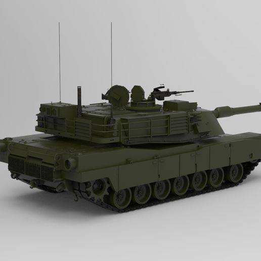 🪖 M1 Abrams tank・ 3D File for 3D printing・Cults