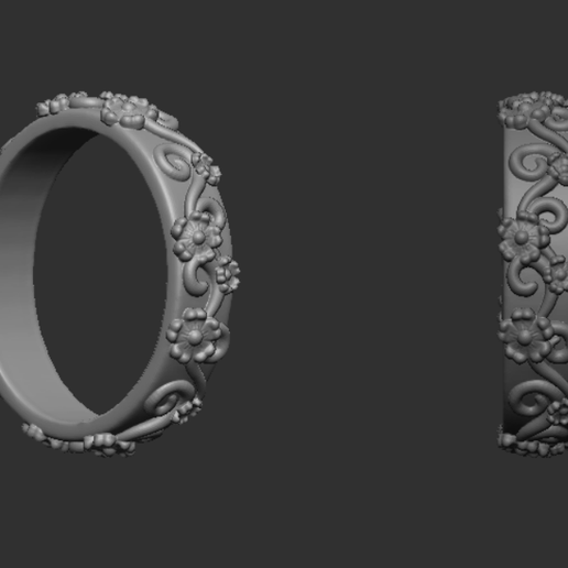 💐 Thin Sakura Flower Ring – 3D Printable Jewelry STL・Free STL File for ...