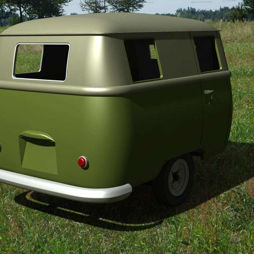 🏕️ VW T2 Style Camping Trailer・Free STL File for ・Cults