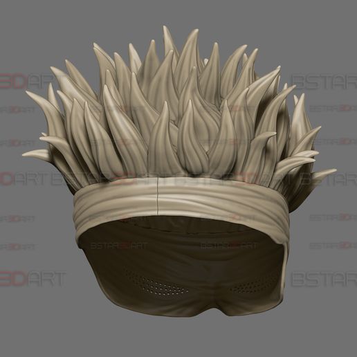 👁️ Gojo Saturo Eye Mask With Hair - jujutsu Kaisen Cosplay・ 3D File for ...