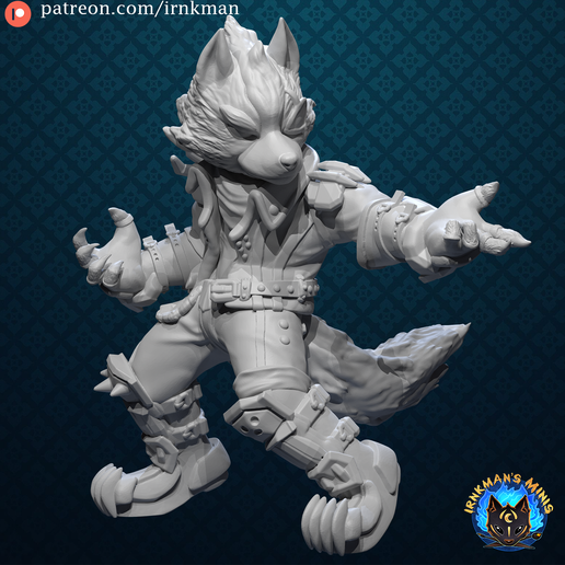 🐺 Wolf・ STL File for 3D printing・Cults