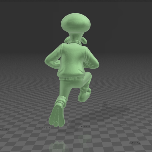 🔫 Squidward with gun running pose - Squidward with gun running pose ...