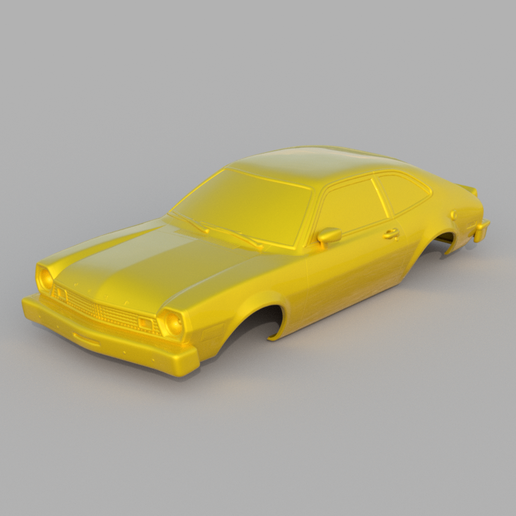 STL file FORD PINTO HATCHBACK 1976 🚙 ・3D printing model to download・Cults