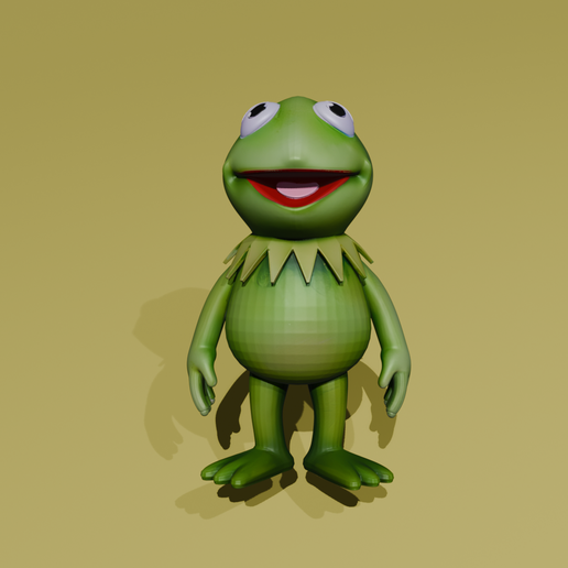 🐸 Kermit the Frog・Free STL File for 3D printing・Cults