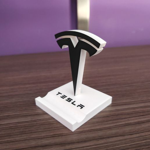 🚗 Tesla Mobile Support・ STL File for 3D printing・Cults