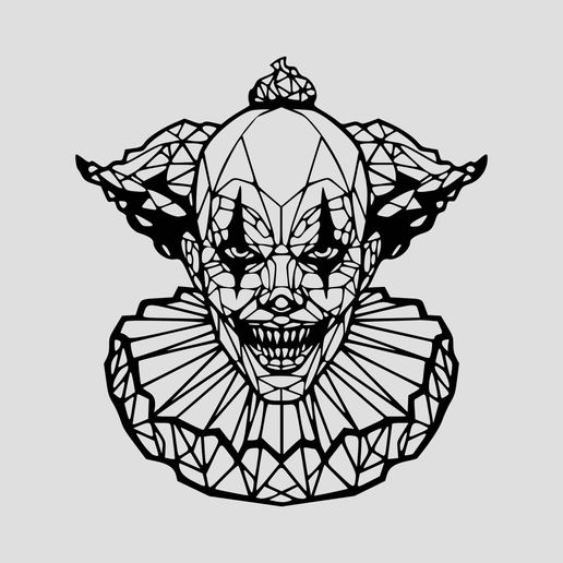 scary clown coloring pages for adults