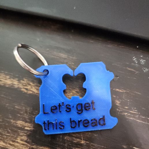 🍞 Bread Clip "Occlupanid" Keychain – “Let’s Get This Bread”・Free STL ...