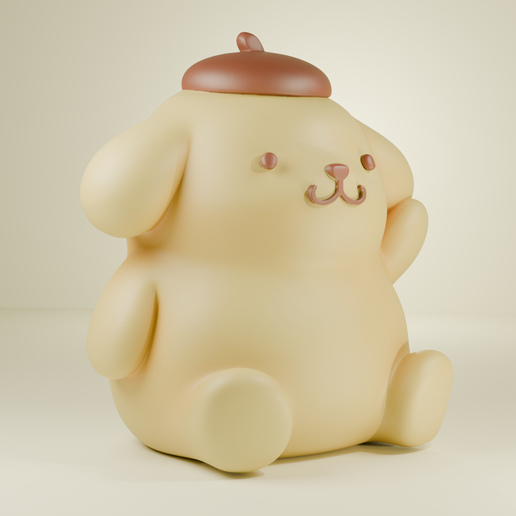 👾 Pompompurin・ STL File for 3D printing・Cults