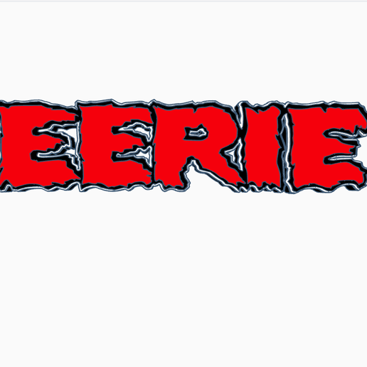 👾 EERIE COMIC Logo Display by MANIACMANCAVE3D・ STL File for 3D printing ...