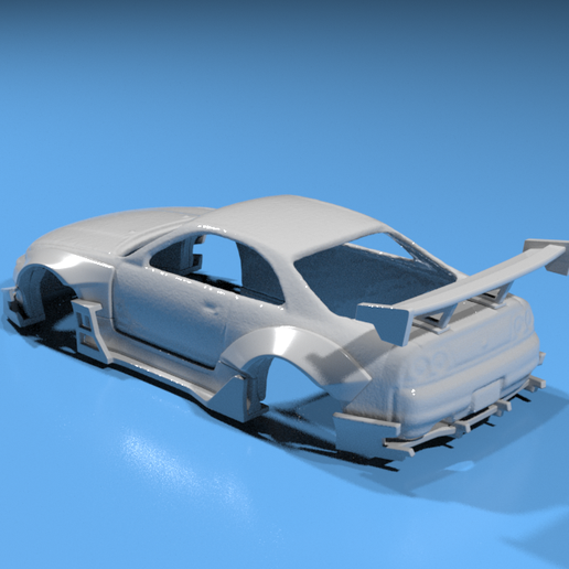 🥵 Hot Wheels RB Style R33 Body Kit・ STL File for 3D printing・Cults