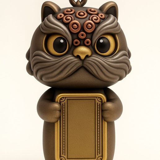 🐱 Gilded Cat 3d Model・ STL File for 3D printing・Cults