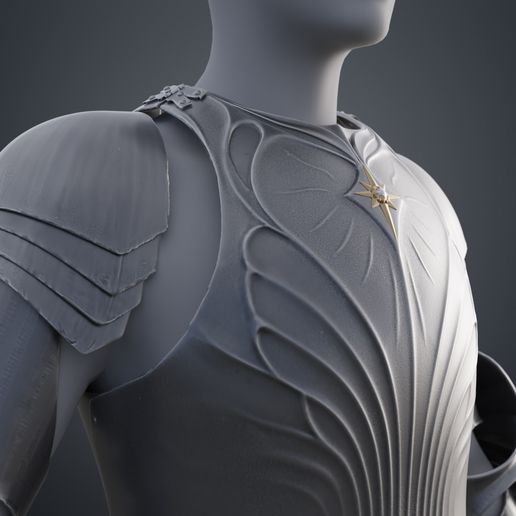 🧝 Galadriel armor - Rings of Power・ 3D File for ・Cults