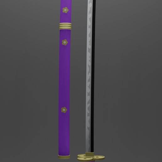 🍢 One Piece │ Enma │ Katana of Kozuki Oden・ STL File for 3D printing・Cults