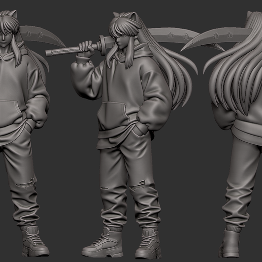 👾 Urban Inuyasha・ STL File for 3D printing・Cults
