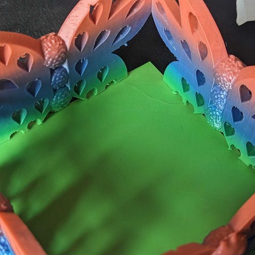 STL file Butterfly heart basket ** Private Use** 🦋 ・3D print object to ...