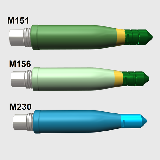🚀 Hydra 70mm (2.75in) Rocket and Warheads・ STL File for 3D printing・Cults