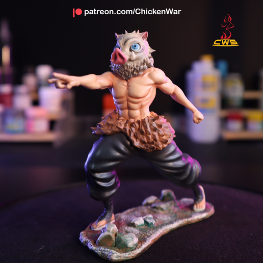 Archivo STL Inosuke Hashibira 👾 ・Modelo imprimible en 3D para descargar ...