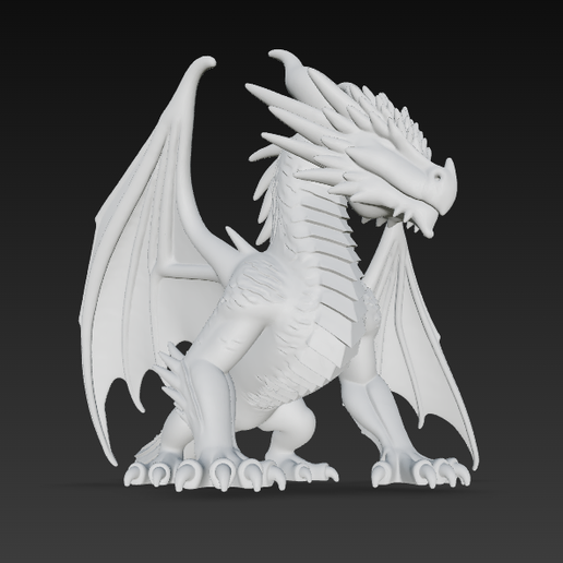 🐉 Ancient Dragon STL - Epic Medieval Fantasy Model for D&D and 3D ...