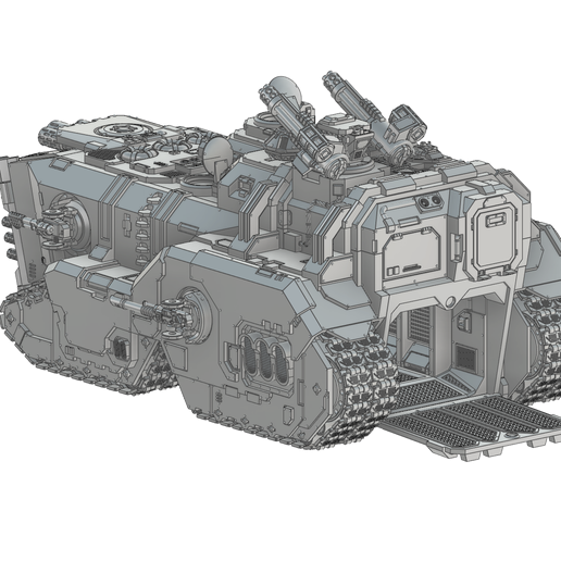 🦣 Siegebreaker Assault Carrier・ STL File for 3D printing・Cults
