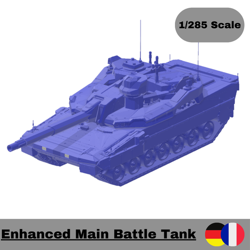 🪖 Enhanced Main Battle Tank・ STL File for 3D printing・Cults