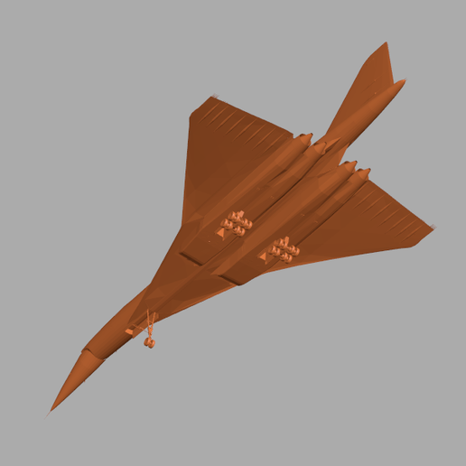 🏠 Tupolev Tu-144 Charger・ STL File for 3D printing・Cults