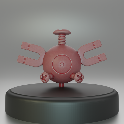 🐉 81- Magnemite Pokemon Figure・Archivo STL para Impresión 3D・Cults