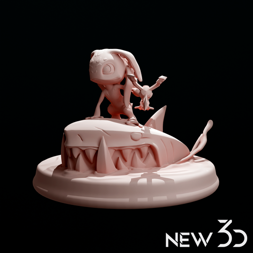 STL file League of Legends Fizz 🐐 (OBJ)・3D printing idea to download・Cults