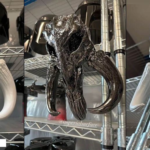 💀 3D PRINTABLE MYTHOSAUR SKULL AND HORNS PACK - THE MANDALORIAN STAR ...
