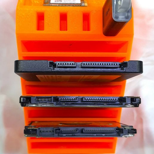💻 SSD HDD Rack・Free STL File for ・Cults