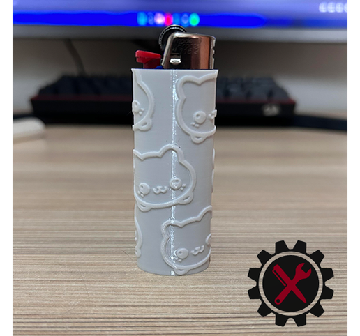 bic lighter technical drawing