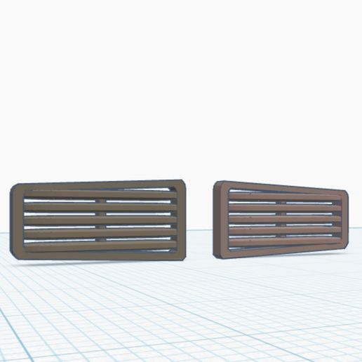 🚗 Revell 1970 Pontiac Firebird Gasser Front Grill Inserts 1-25 Scale ...